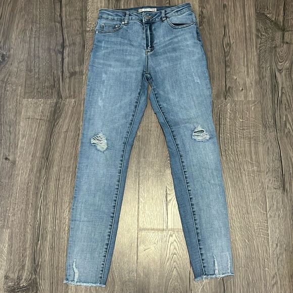 Bottoms | Girls Skinny Ripped Jeans | Poshmark